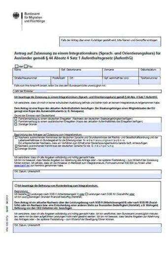 09-01-antrag-auf-zulassung-zu-einem-integrationskurs | Blue Card Agency